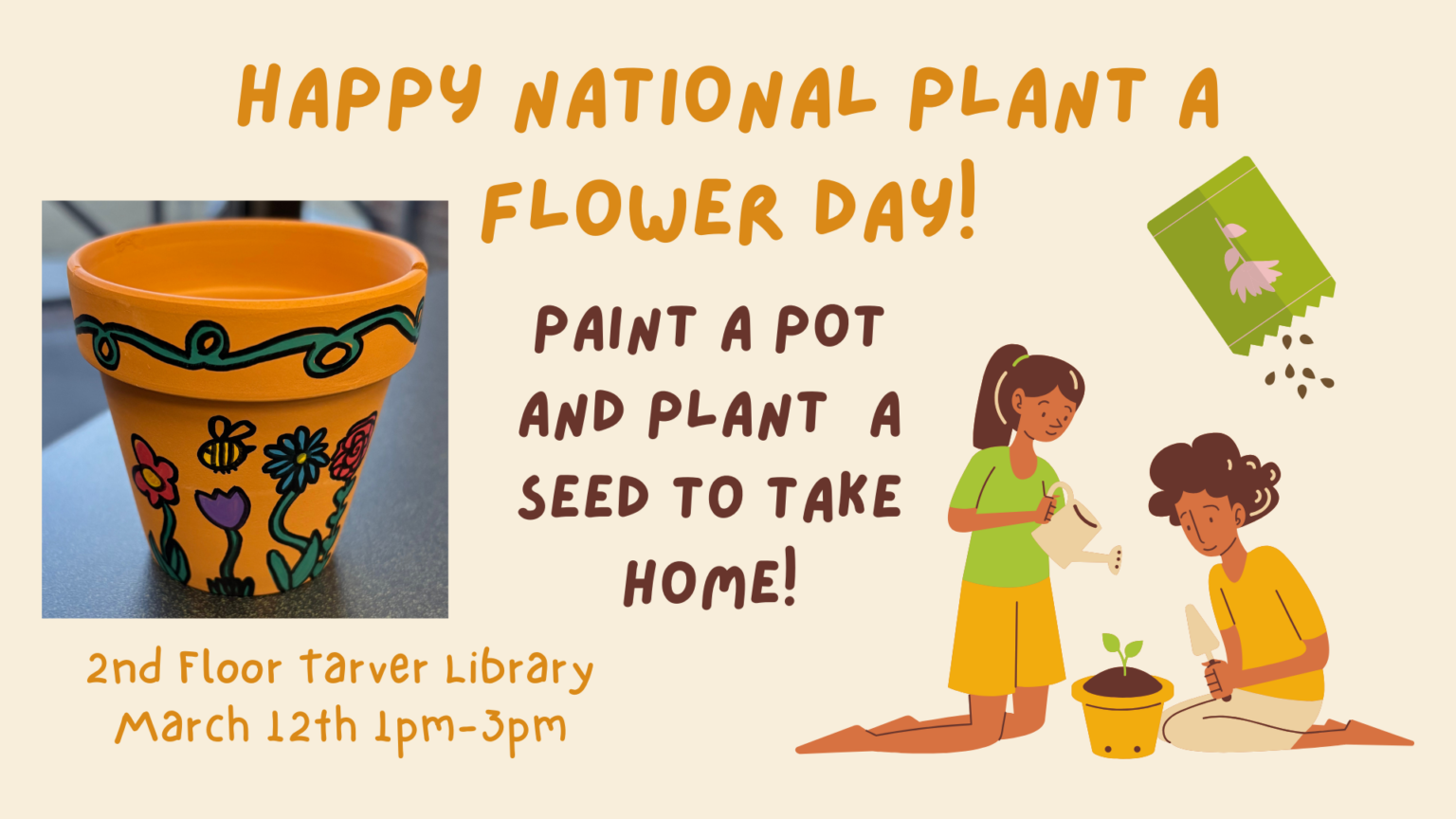 National Plant a Flower Day 2025 – Mercer University Libraries